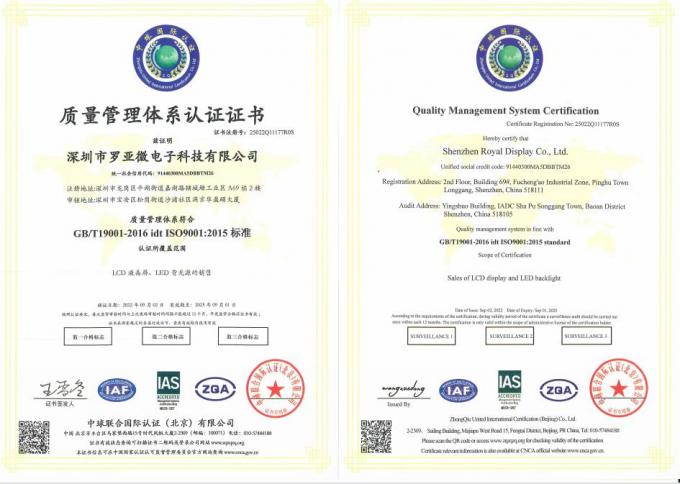 Alphanumeric 7 Segment Custom LCD Display I2C Interface For Front Screen