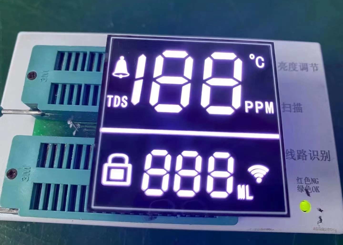 Custom LED Display Seven Segment Display Multi Color Alphanumeric 7 Segment LED For Household